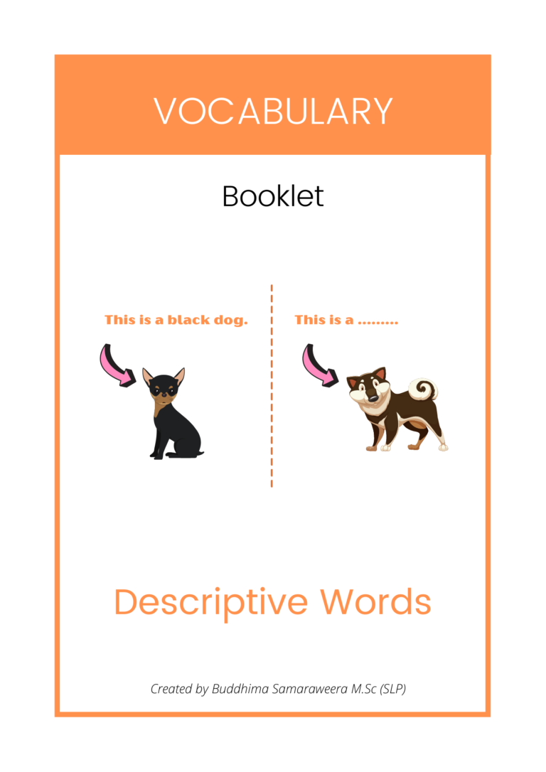 Describe Dogs – Words Speech Therapy