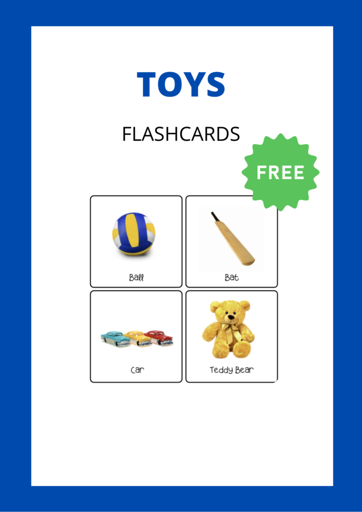 Flashcards-Toys – Words Speech Therapy